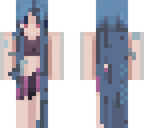 jinx prison hairdown | Minecraft Skin
