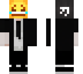 laughing emoji mask | Minecraft Skin