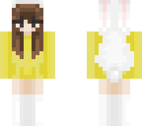 your arms are my cocoon - death of a rabbit | Minecraft Skin