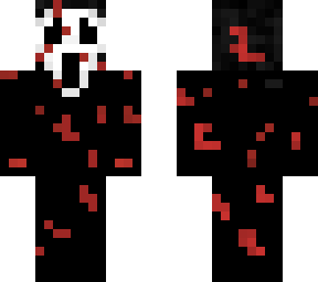 Black Ghost face (Scream) | Minecraft Skin