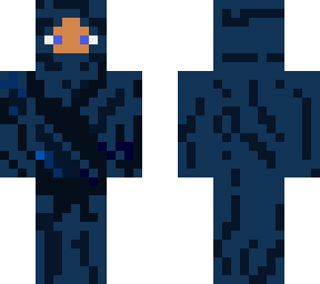 Blue camo ninja | Minecraft Skin