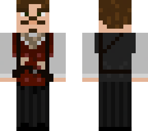 Doc Holliday (val kilmer) Red Vest | Minecraft Skin