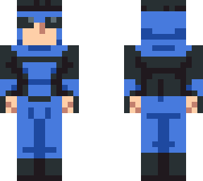 INVINCIBLE (New Blue Suit) | Minecraft Skin