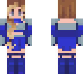 Lavender is blue armor | Minecraft Skin