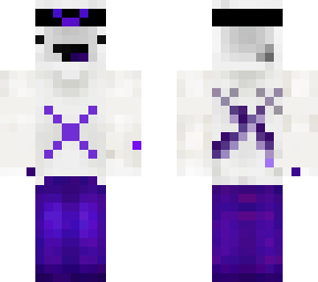 Bedless noob (purple) | Minecraft Skin