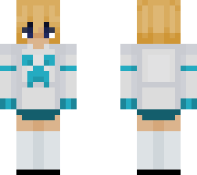 cyan snow | Minecraft Skin