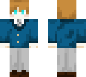 I got bored so i made my oc in the minecraft thing | Minecraft Skin