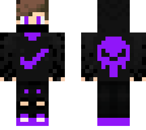 purple neon | Minecraft Skin