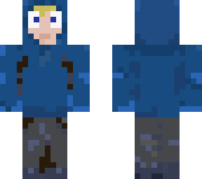 Blue Hoodie | Minecraft Skin