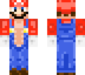Buff Mario | Minecraft Skin