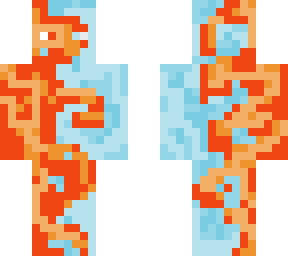fire and ice | Minecraft Skins