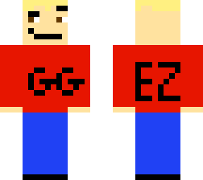 GG EZ guy | Minecraft Skin