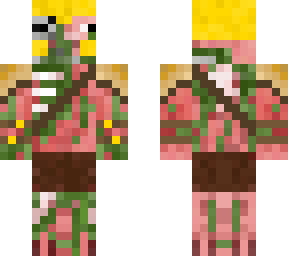 Gold Rush Pigman Soldier | Minecraft Skin