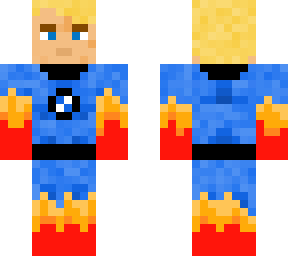 Human Torch | Minecraft Skin