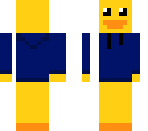 cute backwards chill duck | Minecraft Skin