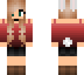 Cute Summer Bunny Girl | Minecraft Skin