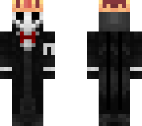 dark clown with crown | Minecraft Skin