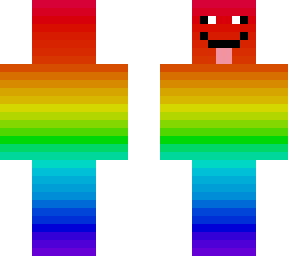 Derpy rainbow dude | Minecraft Skin