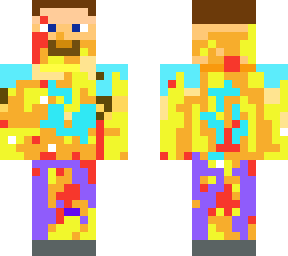 FIRE STEVE | Minecraft Skin