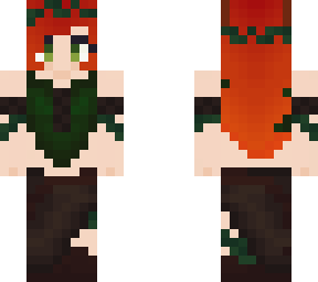 Fox Girl Druid | Minecraft Skin