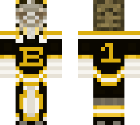 Jeremy Swayman Boston Bruins | Minecraft Skin