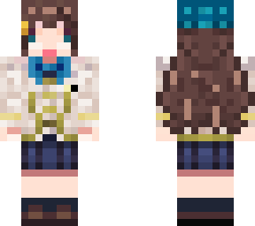 Manon Merope fixed (with glasses) | Minecraft Skin