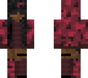 Menace cape girl skin(Fixed) | Minecraft Skin