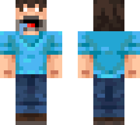 Noob Jack Black (Steve in minecraft movie) | Minecraft Skin