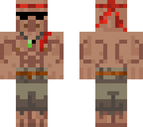 Rambo Villager | Minecraft Skin