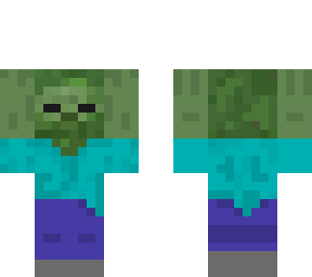 small zombie holding... nothing (yet) | Minecraft Skin
