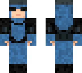 Blue suit invincible | Minecraft Skin