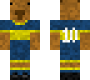 BOCA JUNIORS CAPYBARA | Minecraft Skin