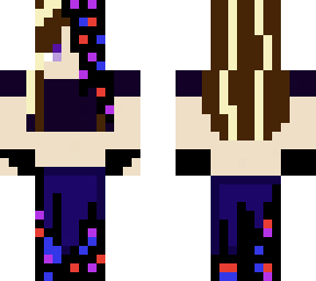 Corrupted Girl | Minecraft Skin