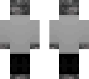 Gray Turtleneck Deepslate | Minecraft Skin