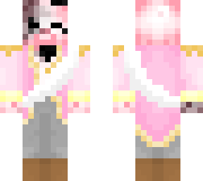 infected pink steve leader | Minecraft Skin