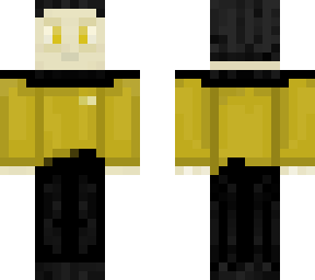 mr Data star trek next generation | Minecraft Skin
