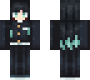 Muichiro Tokito (with mark) | Minecraft Skin