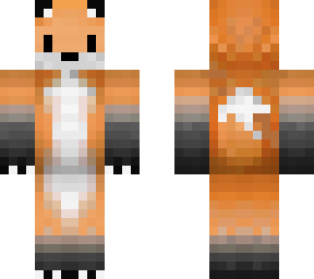 Original fox with white nails | Minecraft Skin