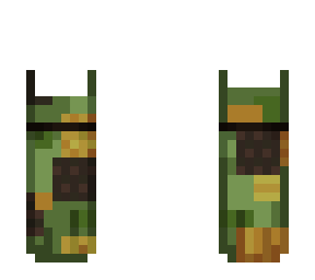 Patchwork Sundress OB 1.4 Green and Yellow | Minecraft Skin