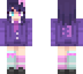 purple femboy | Minecraft Skins