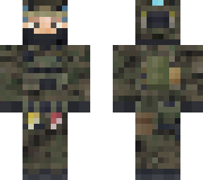 ROK Special Forces (Raised NVG) | South Korea | Minecraft Skin