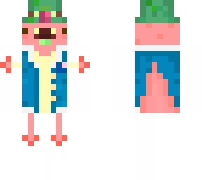 Axolotl VLOGS! Kinich con la chamarra chida | Minecraft Skin