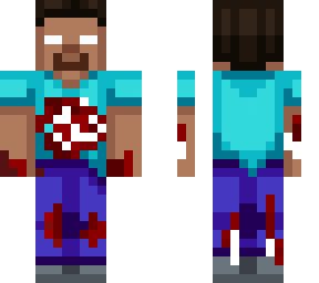 Bloody Steve HIve styled | Minecraft Skin