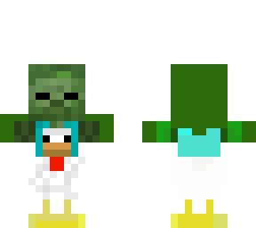Chicken jockey remastered | Minecraft Skin