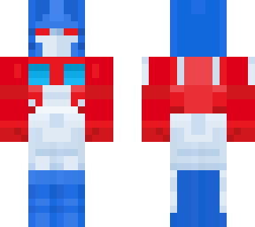 G1 Powermaster Optimus Prime (Marvel) | Minecraft Skin