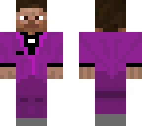 Lavender Tuxedo Steve | Minecraft Skin