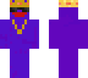pato rey morado | Minecraft Skin