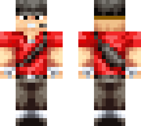 red scout | Minecraft Skin