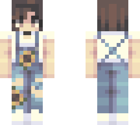 Sunflower Overall Short Hair | Minecraft Skin