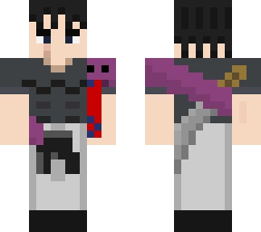 Toji Fushiguro all weapons | Minecraft Skin